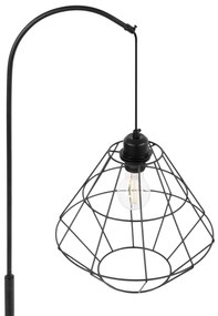 Toolight - Podlahová lampa 1xE27 60W APP538-1F, černá, OSW-04898