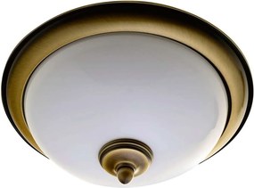 Sapho - Stropní svítidlo Gloster, průměr 315 mm, 40 W, bronz AU514