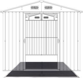 Podlaha BBFL-ZDB9 pro zahradní domek BestBerg ZDB-9 / 296 x 261 cm / černá
