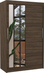 ADRK Furniture Skříň posuvná se zrcadlem BARIO 120 ADRK-SW-BAR-CH-120