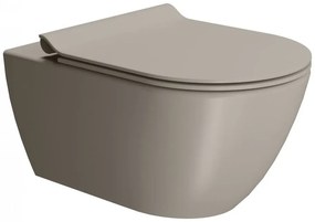 GSI PURA závěsná WC mísa, Swirlflush, 36x55cm, tortora dual-mat 881505