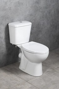 Aqualine Aqualine, JOSE WC kombi, dvoutlačítko 3/6l, zadní odpad, bílá, PS8812