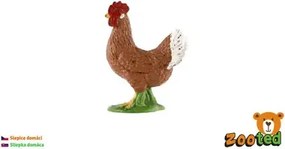 ZOOTED Figurka Slepice kur domácí / 4 cm / Plast / od 3 let