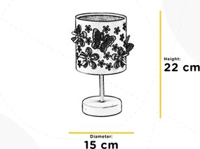 ONLI - Dětská lampička TITILLA 1xE14/6W/230V 22 cm fialová/bílá