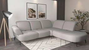XXXLutz ROHOVÁ SEDAČKA, textil, světle šedá Sit & More - Sedací soupravy - 00014401322L