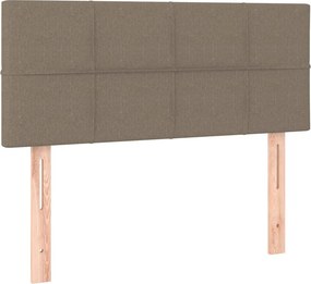Box spring postel s matrací taupe 80x200 cm textil 3140013