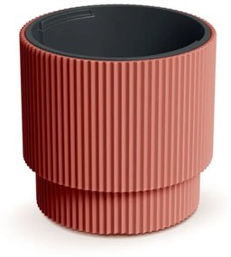 PROSPERPLAST Květináč - MILLY II Průměr: 29,8 cm, Barva: marsala