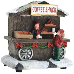 Vánoční scenérie - Kávový stánek 10cm