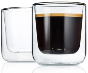 Termosklenička na kávu Blomus NERO, 2 ks