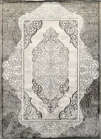 Berfin Dywany, Kusový koberec Dizayn 7417 Grey, 200x290, šedá, ložnice