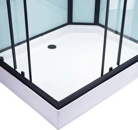 BPS-koupelny Hydromasážní box ALMA-L 100x80 levý
