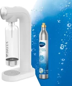 Brita sodaOne bílá / Výrobník sody / sada s lahví a CO2 bombičkou / 60