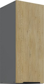 CREMONA ac | horní skříňka 30 G-72 1F policová | 30 cm | antracit/cremona