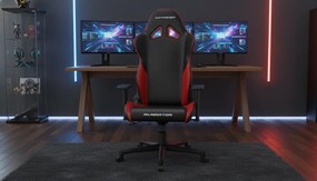 Herní židle DXRacer GLADIATOR - umělá kůže, černo / červená