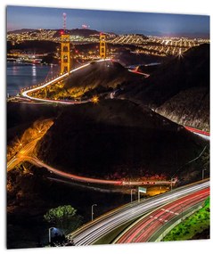 Obraz - Golden Gate Bridge (30x30 cm)