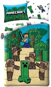 Dětské povlečení Minecraft Creeper a Steve