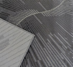 BE Koberec Esprit 3607 GREY - šedý obdélníkový Rozměr: 60x100 cm