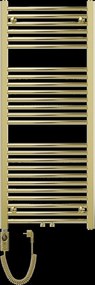 Mexen Ares, elektrické topné těleso 1200x500 mm + topná tyč 600 W, zlatá lesklá, W102-1200-500-2600-50