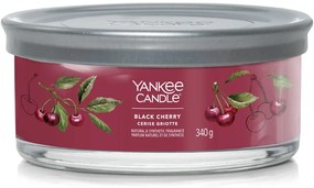 Yankee Candle – Signature Tumbler svíčka Black Cherry (Zralé třešně) Velikost: střední 340 g