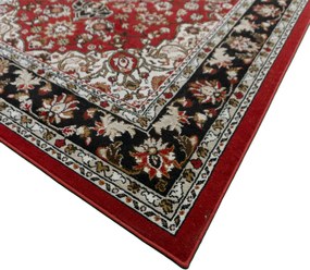 BE Koberec Lotus 9306 RED - červený obdélníkový Rozměr: 40x60 cm