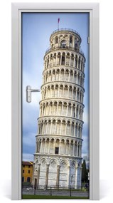 Fototapeta samolepící dveře šikmá věž Piza 75x205 cm