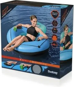 Bestway Nafukovací křeslo na vodu Whitecup - průměr 106cm modrý