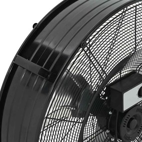 vidaXL Průmyslový bubnový ventilátor 77 cm 187,7 W černý