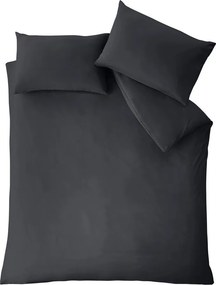 Černé povlečení na dvoulůžko 200x200 cm So Soft Non Iron – Catherine Lansfield