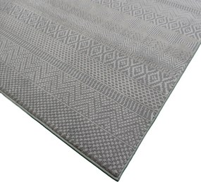 BE Koberec Zurich 1901 GREY - šedý obdélníkový Rozměr: 60x100 cm