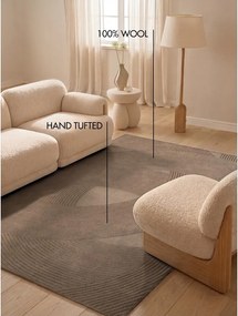 Hnědý vlněný koberec 120x170 cm Kensington Victoria – Ted Baker