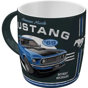Postershop Hrnek - Ford Mustang - 1969 Mach 1 Blue