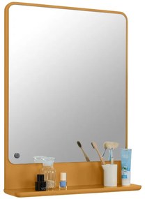 OnaDnes -20% Hořčicově žluté lakované koupelnové zrcadlo Tom Tailor Color Bath 70 x 52 cm