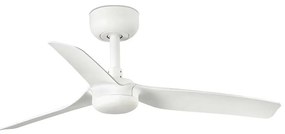 FARO Barcelona FARO 33820WT-Stropní ventilátor MINI PUNT S bílá pr. 90 cm WT + dálkové ovládání 33820T