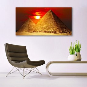 akrylový obraz Pyramidy Architektura 120x60 cm
