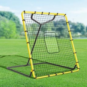Baseballová a softballová odrazová síť 1,22 × 1,37 m PitchBack Nastavitelné úhly