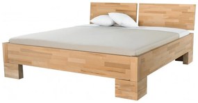 MRAVA, s.r.o. Dvoulůžková postel ALBA zvýšená ROZMĚR: 160 x 200 cm