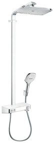 Hansgrohe Raindance E, Showerpipe 360 ​​1jet s termostatem ShowerTablet Select 300, bílá/chromová, HAN-27288400