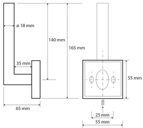 Sapho X-SQUARE držák toaletního papíru rezervní, chrom - XQ704