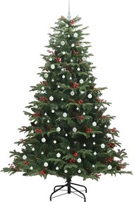 Umělý vánoční stromeček Zelená 240 cm PVC, kov a plast 3395571