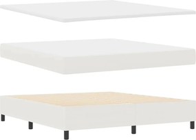 Postel s boxspringem Krémová a bílá 180 x 200 cm 3337479