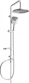 Mexen sprchový set X17 s horní hlavicí 24cm, chrom, 798171791-00