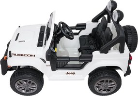 Elektrické autíčko Jeep Wrangler Rubicon LIFT bílé