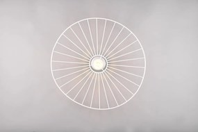 Bílé stropní svítidlo ø 60 cm Chapeau – Reality
