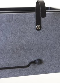 Balkonový truhlík BENNO, vláknocement, šířka 82 cm, šedý