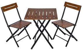 Asir Balkónový set dřevo/kov 379VLV1504