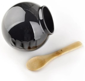 Porcelánová solnička se lžičkou Modern, 10x9 cm