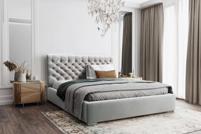 Postel MODEL 03 140x200 šedá - MAGIC VELVET 2240