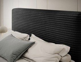 Kontinentální postel  Alamito 120x200, černá (modulo 10)