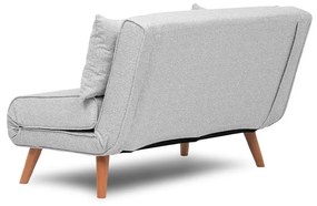 Designová rozkládací pohovka Felicitas 120 cm šedá
