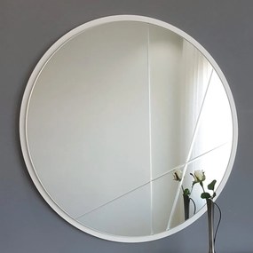 Kulaté nástěnné zrcadlo Lagas 60 cm stříbrné